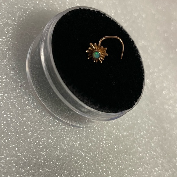 BVLA rose gold | Jewelry | Bvla Sun Ray Nostril Screw With Opal 4mm ...